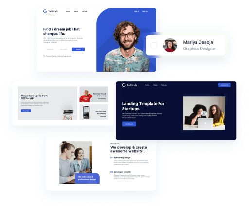 UI Kit, Library and Design System for Figma | TailGrids