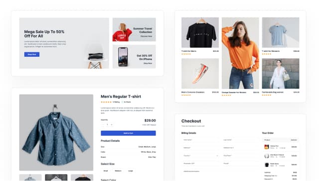 Tailwind UI Component Library, Kit and Templates | TailGrids