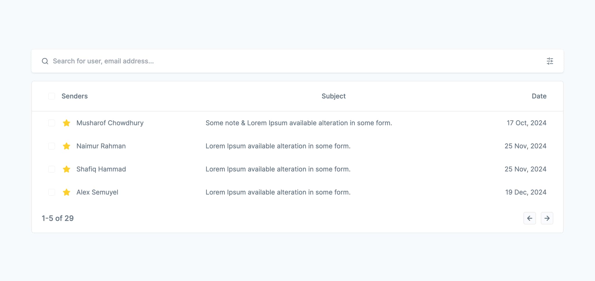 Tailwind Tables - Components and Sections | TailGrids