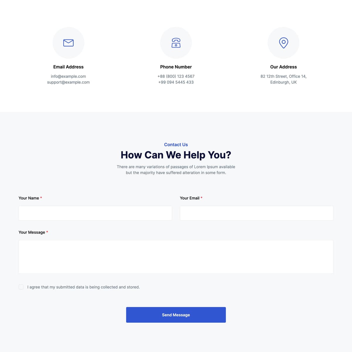 Tailwind Contacts - Components and Sections | TailGrids