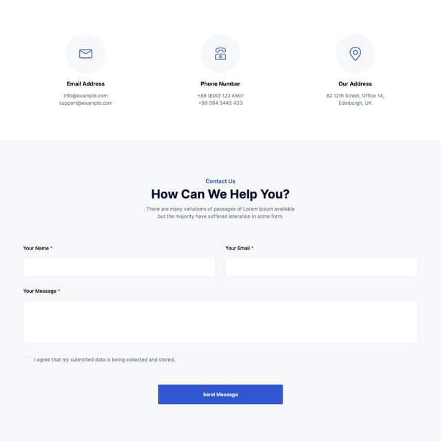 Tailwind Contacts - Components and Sections | TailGrids
