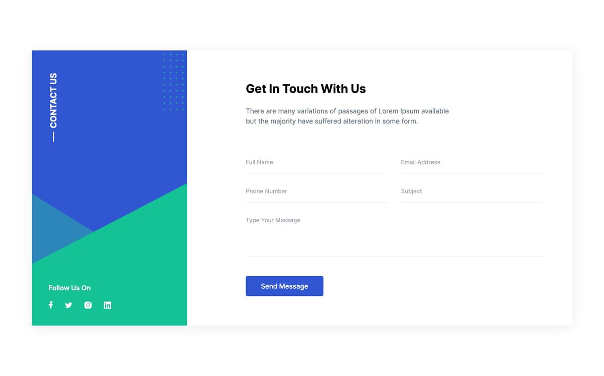 Tailwind Contacts - Components and Sections | TailGrids