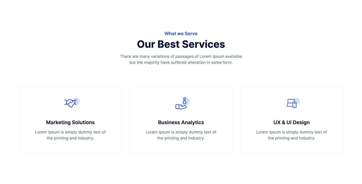 Tailwind Features & Services - Components and Sections | TailGrids