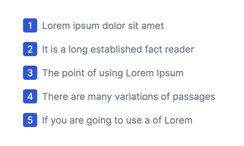 Tailwind List Styles - Components and Sections | TailGrids