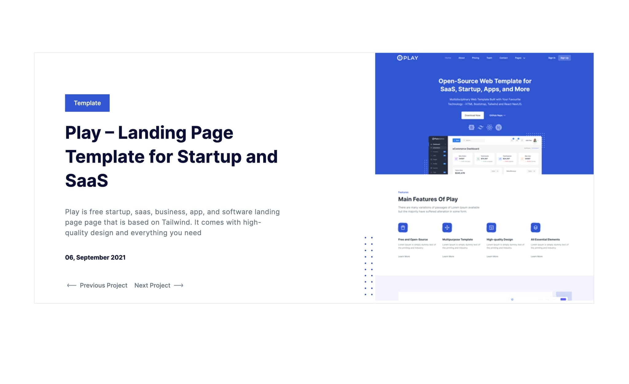 Tailwind Portfolios - Components and Sections | TailGrids
