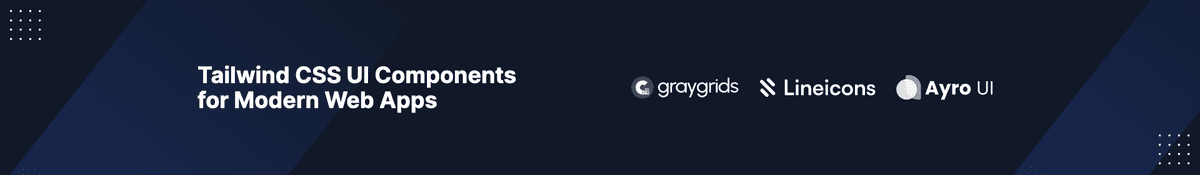 Tailwind Brands - Components and Sections | TailGrids