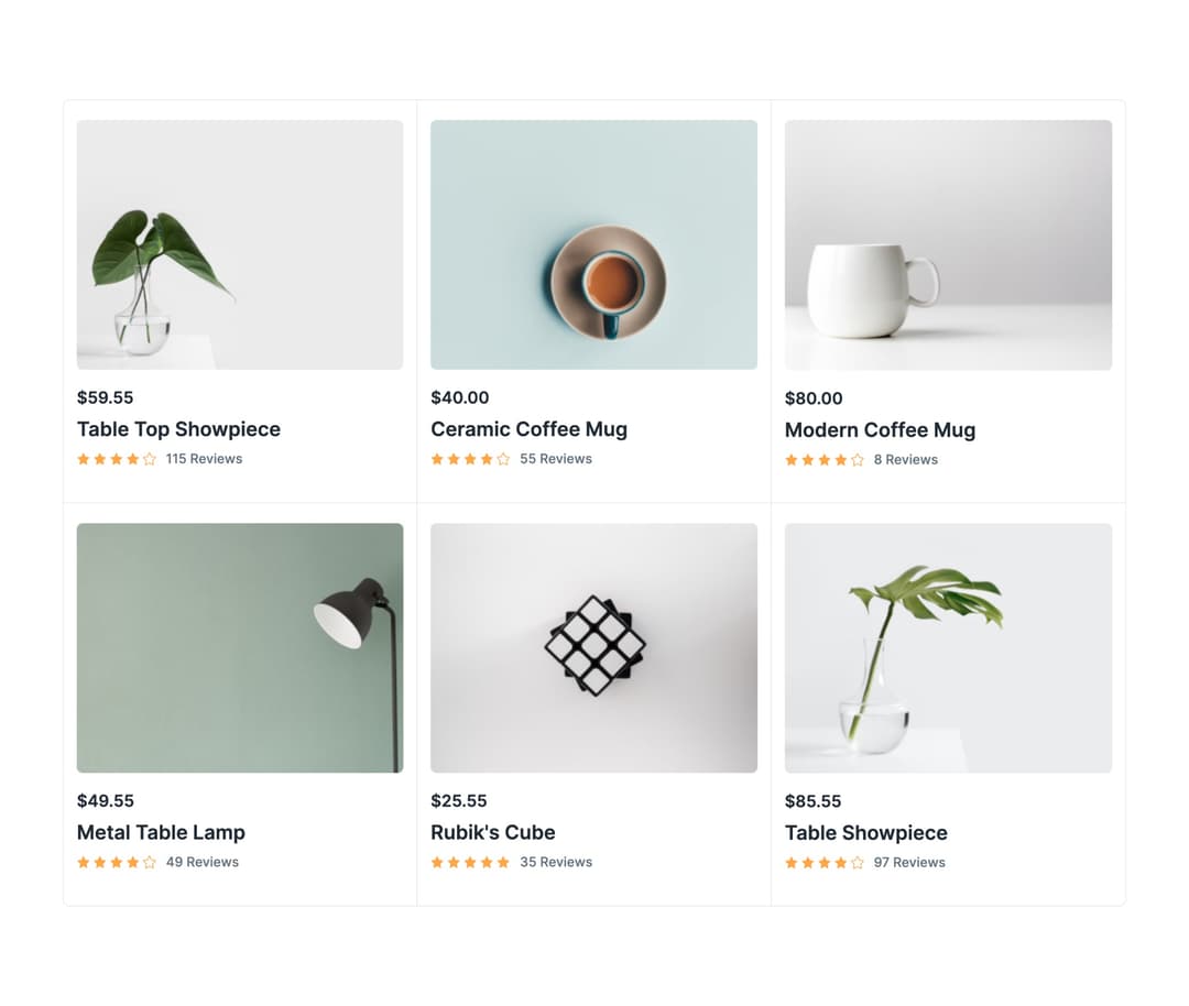 Tailwind Product Grids - Components and Sections | TailGrids
