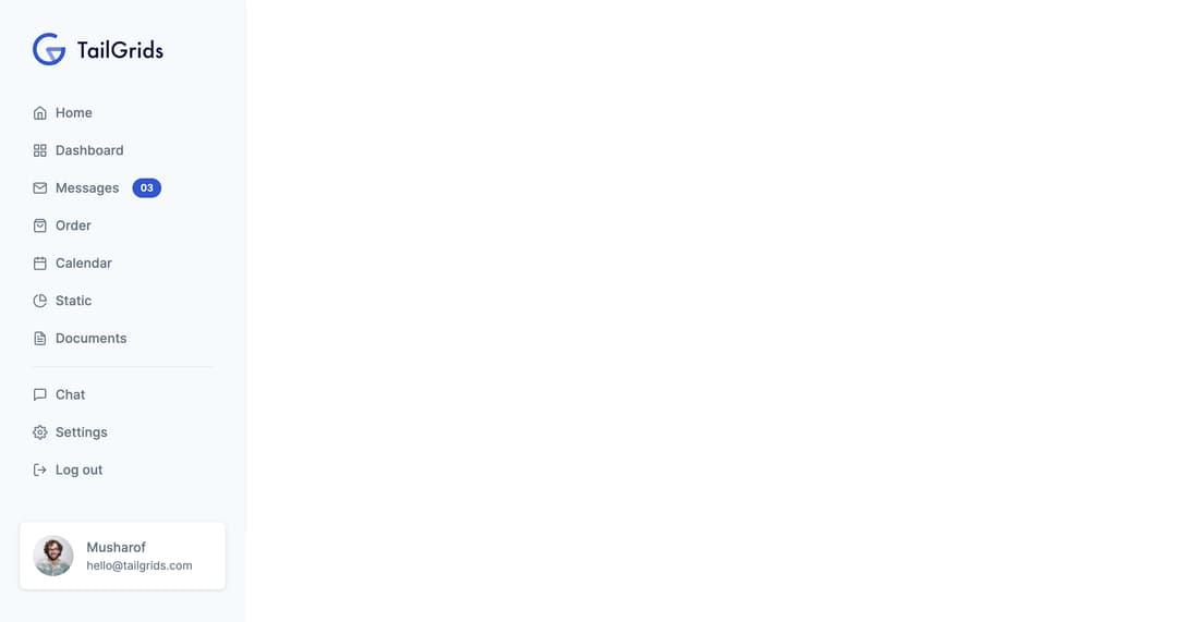 Tailwind Vertical Navbars - Components and Sections | TailGrids