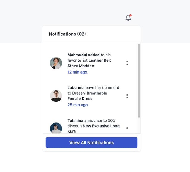 Tailwind Dashboard Dropdowns - Components and Sections | TailGrids