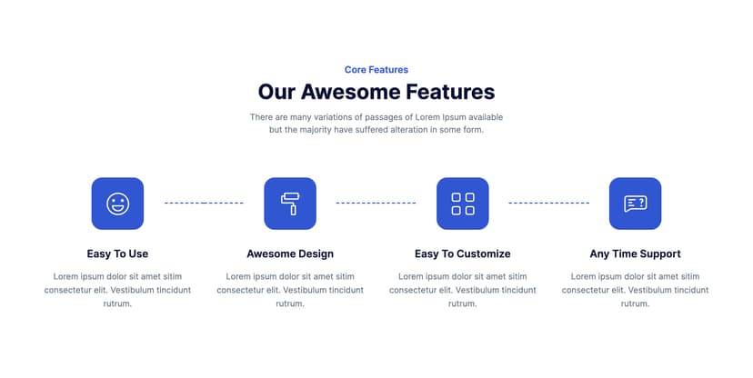 Tailwind Features & Services - Components and Sections | TailGrids