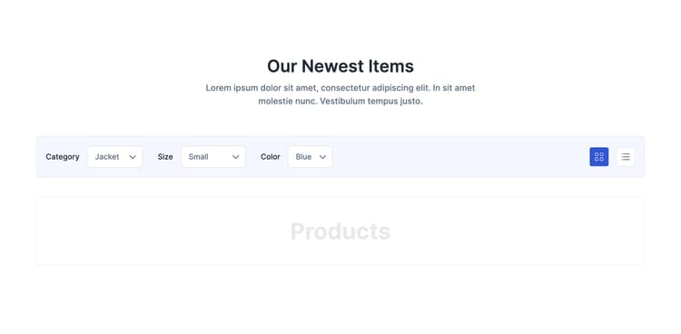 React Filters | TailGrids