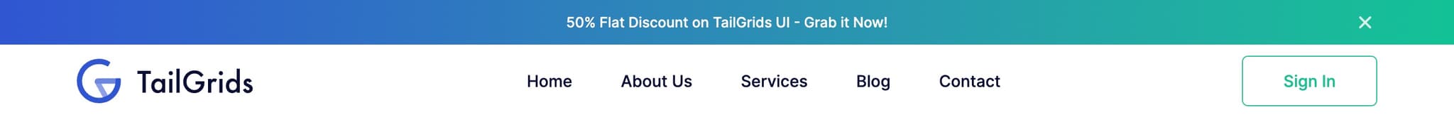 Tailwind Navbars - Components and Sections | TailGrids