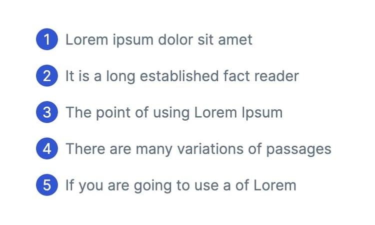 Tailwind List Styles - Components and Sections | TailGrids