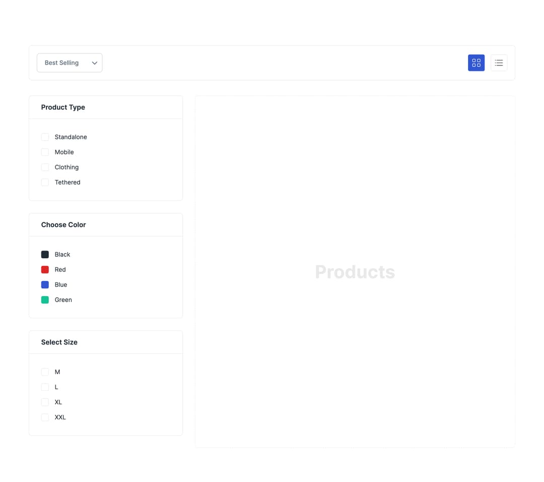 Tailwind Filters - Components and Sections | TailGrids