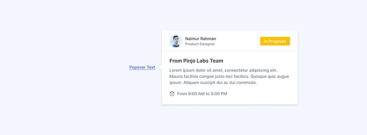 Tailwind Popovers - Components and Sections | TailGrids