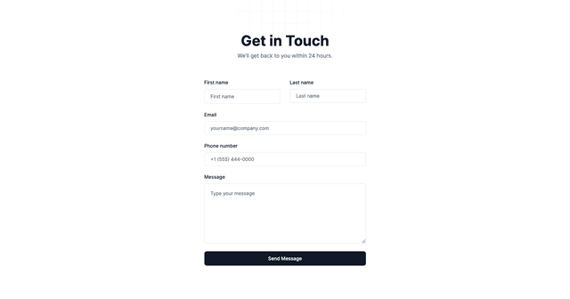 Tailwind Contacts - Components and Sections | TailGrids