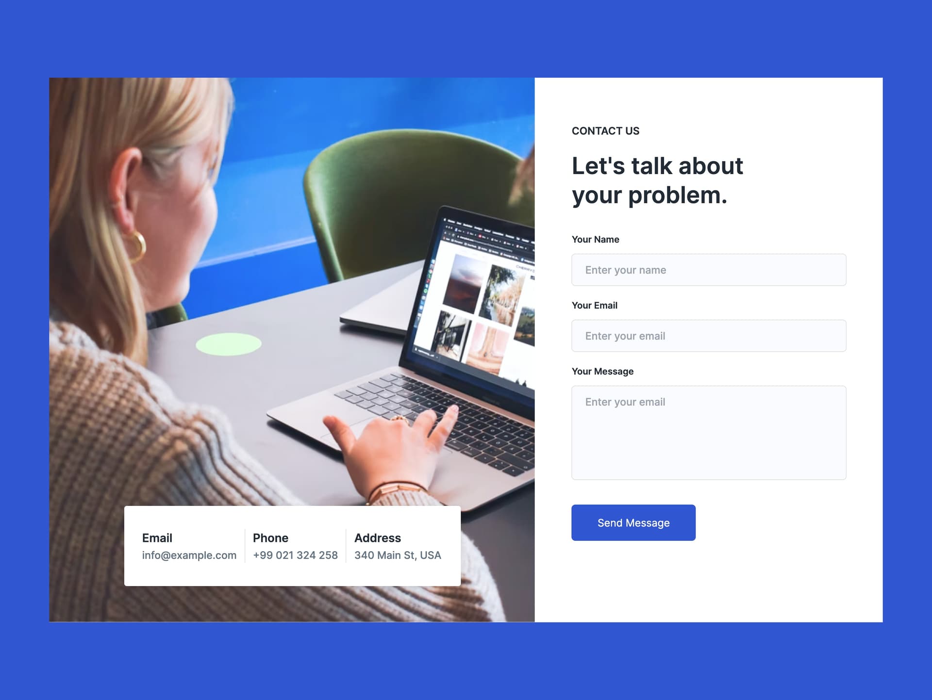 Tailwind Contacts - Components and Sections | TailGrids