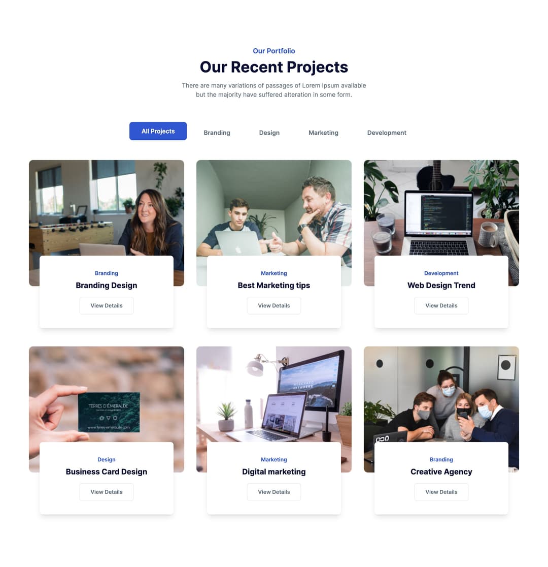 Tailwind Portfolios - Components and Sections | TailGrids