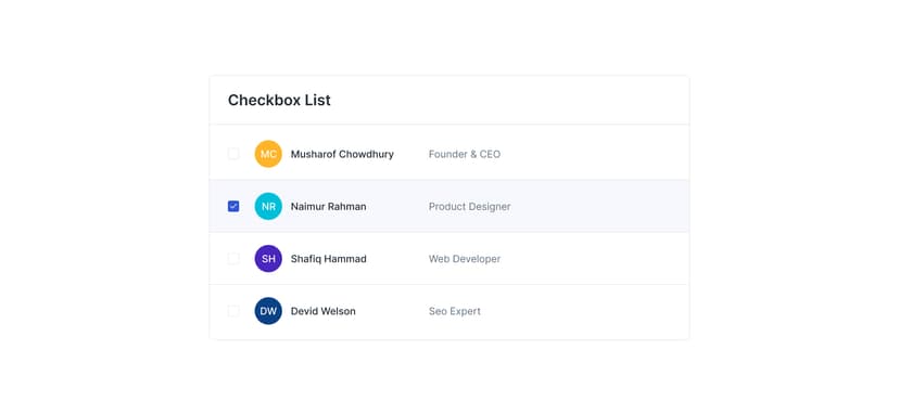 Tailwind Table Stacks - Components and Sections | TailGrids