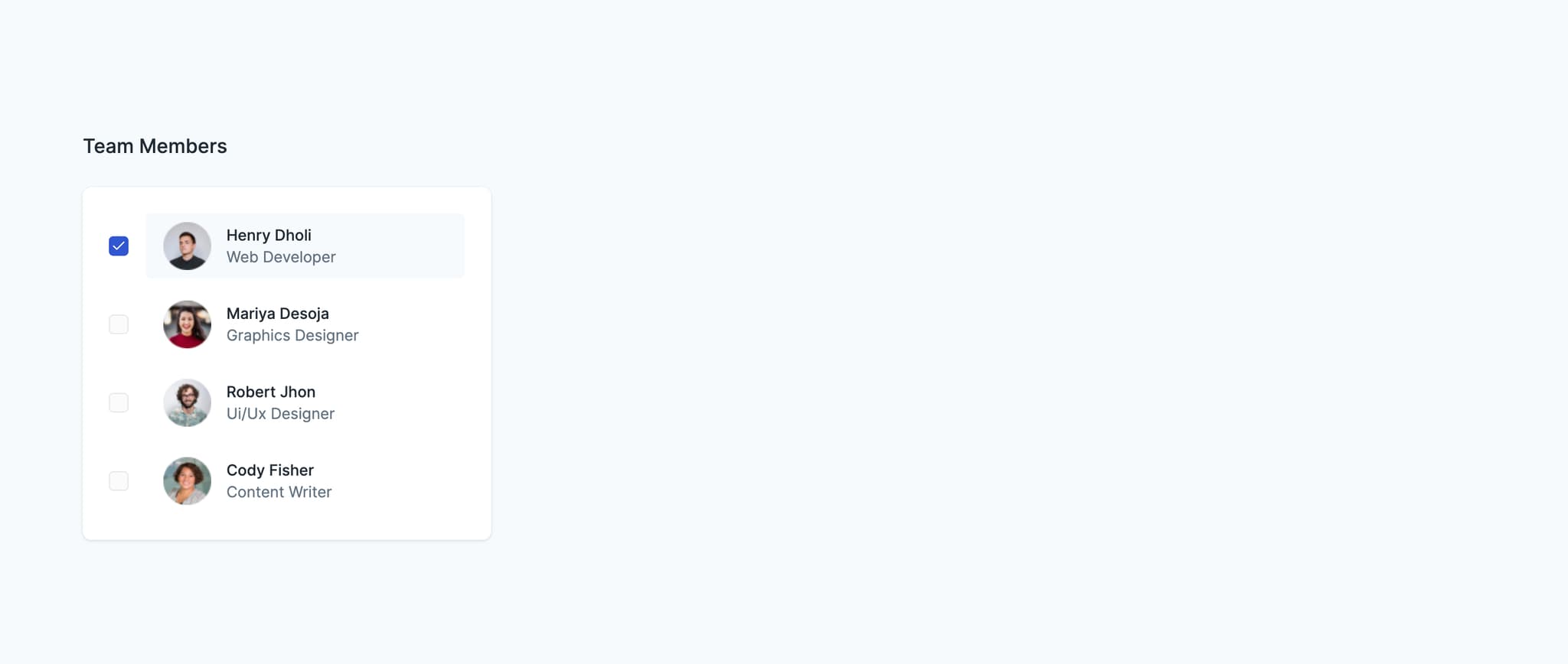 Tailwind Select Box - Components and Sections | TailGrids