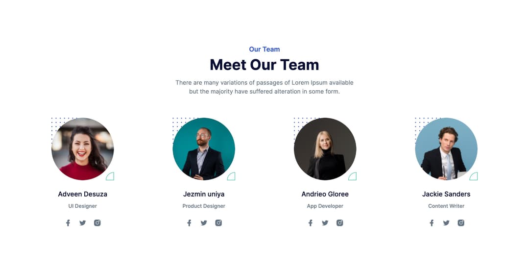 Tailwind Teams - Components and Sections | TailGrids